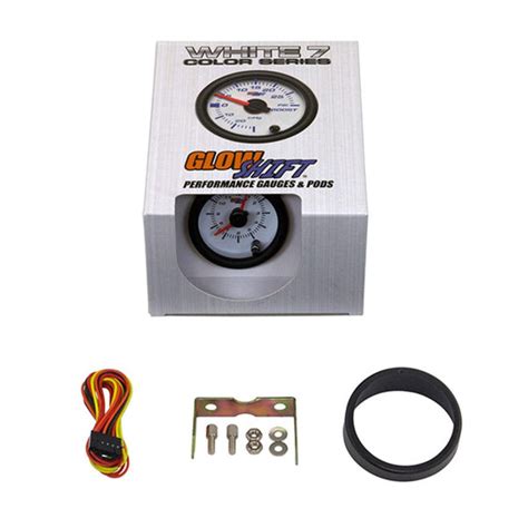 Glowshift Gauges White 7 Color Clock Gauge Gs W718 Urotuning