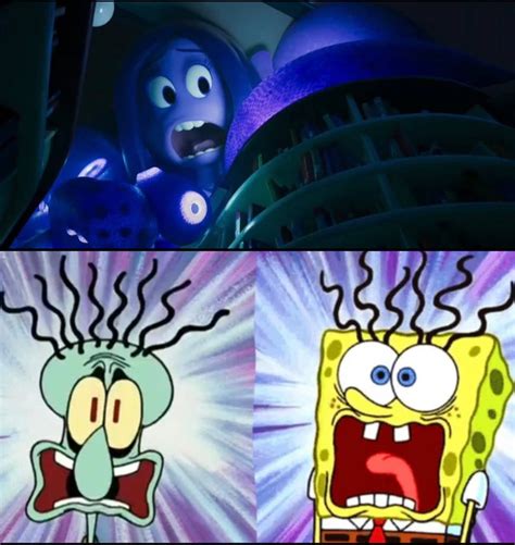 Ruby Gillman And Spongebob And Squidward Screaming By Smthngpcso5 On Deviantart
