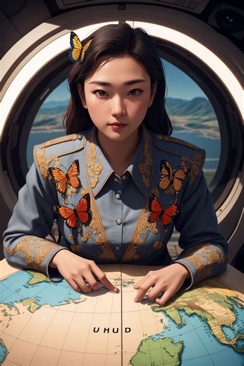 Show North Korea On A World Ma Image Created By Misterdesi Tensorart