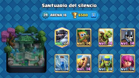 Clash Royale 💥mazo Para Arena 18💥 Santuario Del Silencio Youtube