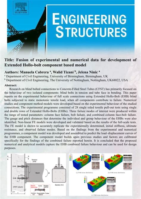 Editors Featured Papers Engineering Structures