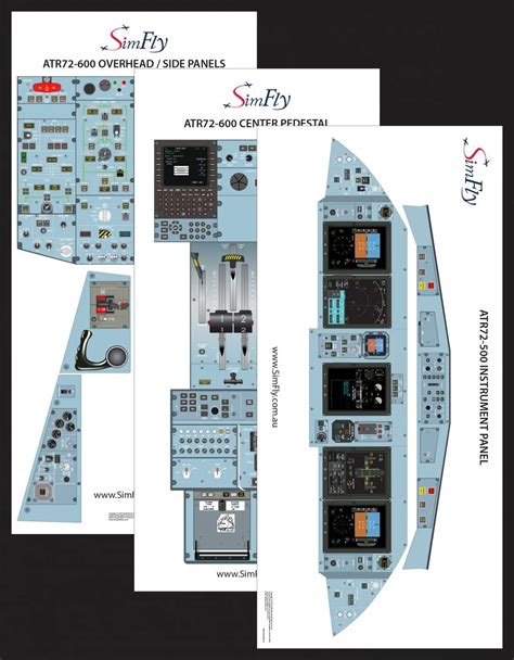 Atr 72 600 3 Page Poster Set Simfly