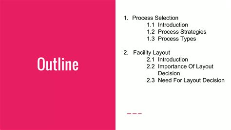 Process Selection And Facility Layout Pptx
