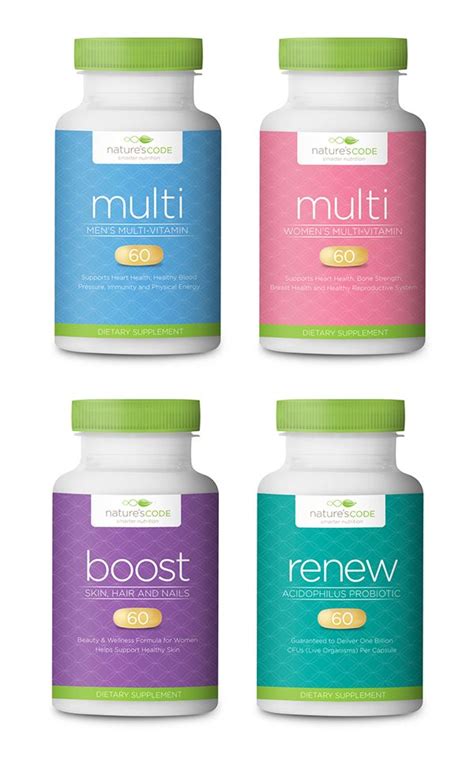 Health And Wellness Supplement Branding And Packaging On Behance