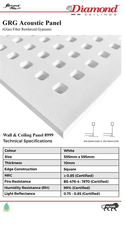 Grg Ceiling Tiles 12 Mm At Rs 300piece In Kochi Id 2854374841491