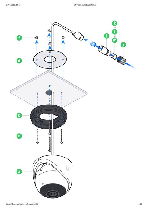 Ubiquiti Unifi G6 Turret Installation Guide