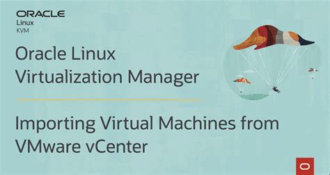 Oracle Linux Virtualization Manager Importing Virtual Machines From
