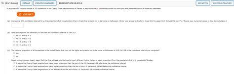 Solved B What Assumptions Are Necessary To Calculate The