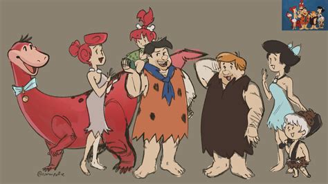 Flintstones Redraw Practice By Rummycoffee On Deviantart
