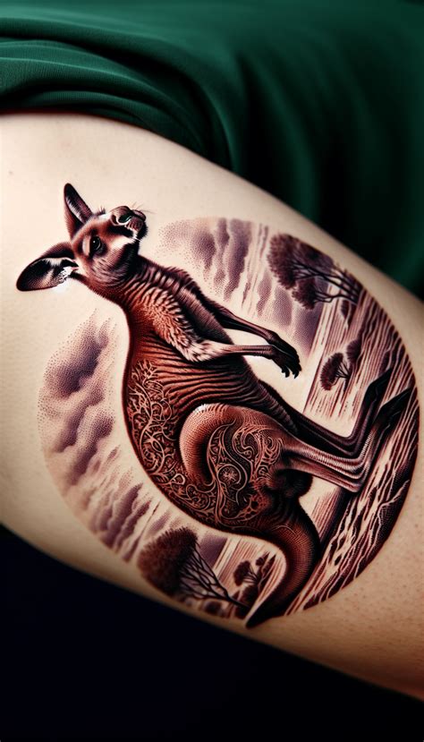 The Meaning Behind Kangaroo Tattoos A Symbol Of Strength And