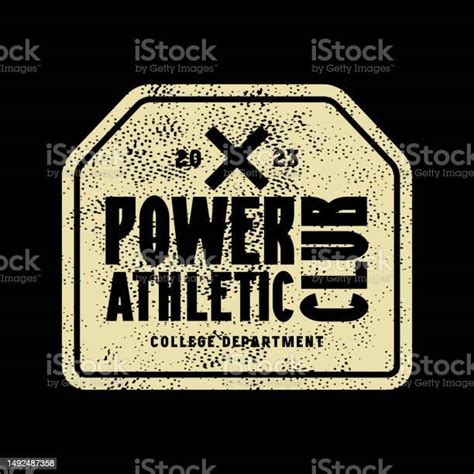 스티커와 티셔츠를 위한 운동 클럽 타이포그래피 엠블럼 T 셔츠에 대한 스톡 벡터 아트 및 기타 이미지 T 셔츠 거친 건강한 생활방식 Istock