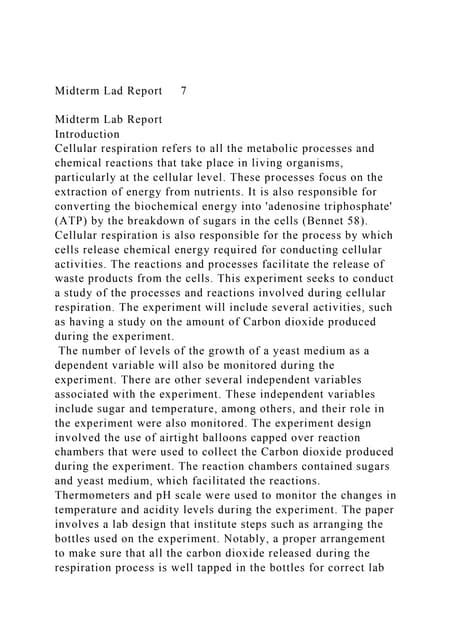 Midterm Lad Report 7midterm Lab Reportintroductioncelldocx