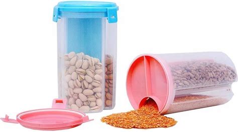 Multicolor Plastic 3 Section Container 1500 Ml At Rs 55piece In Surat