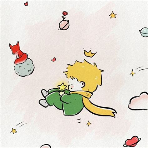 小王子， 插画师 范小白哇财经头条 花瓣网