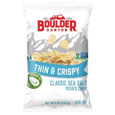 Boulder Canyon Potato Chips Classic Sea Salt Thin And Crispy Roombox