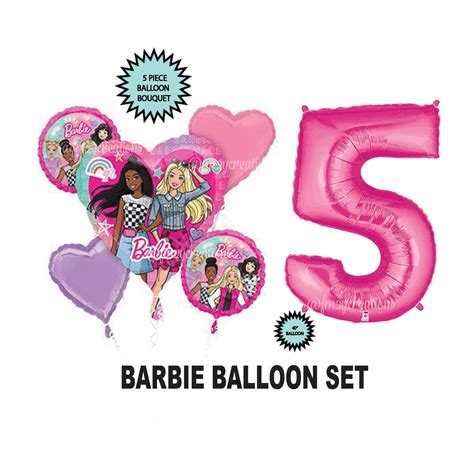 Barbie Birthday Party Balloons Barbie Party Barbie Balloons Barbie