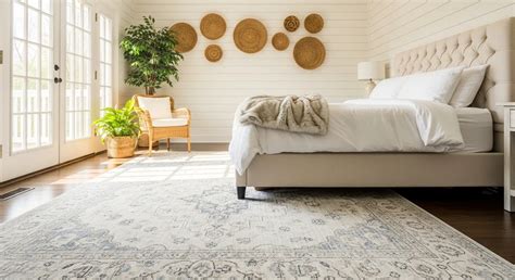How To Choose The Right Rug Size For Queen Bed Southern Reside