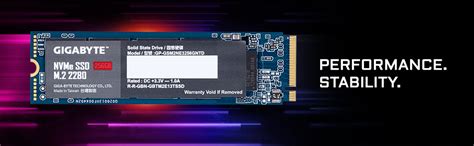 Gigabyte Nvme 256gb M2 Solid State Drive Gp Gsm2ne3256gntd Gigabyte
