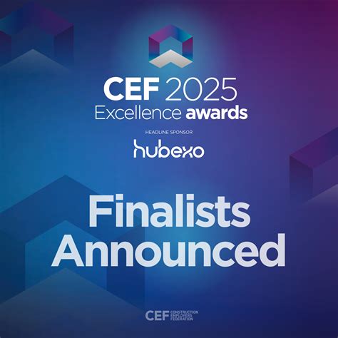 Shortlist For The Cef Excellence Awards 2025 Cef