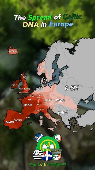 The Spread Of Celtic Dna In Europe Irishsmapping Youtube