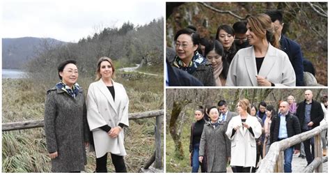 Ana Maslać Plenković Sa Suprugom Kineskog Premijera Na Plitvicama Oduševljena Je Ljepotom 16