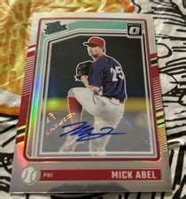 Mick Abel Baseball Trading Card Checklist
