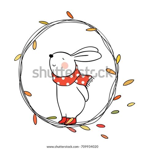 Cute Draw Vector Illustration Character Little Stock Vector Royalty