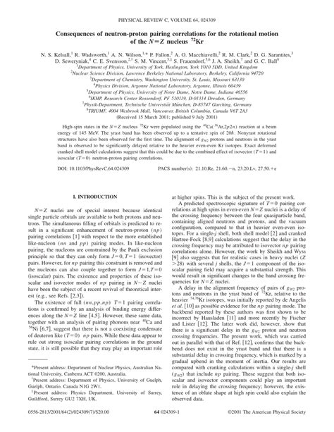 Pdf Consequences Of Neutron Proton Pairing Correlations For The