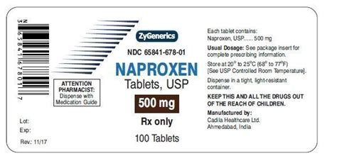 Naproxen Tablets Fda Prescribing Information Side Effects And Uses