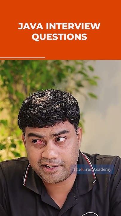 Java Interview Questions Thekiranacademy Short Youtube