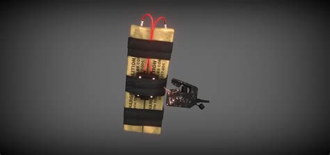 C 4 Explosive Model Turbosquid 1522113