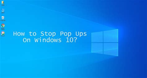 How To Stop Pop Ups On Windows 10 (5 Methods) Itechguides Com - Vrogue
