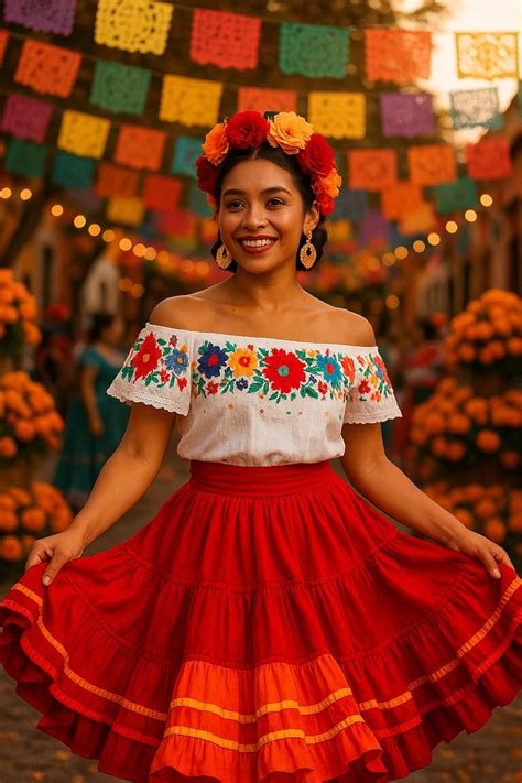 Pin By Adeline Henninger On Look Vêtements Mexican Fiesta Dresses
