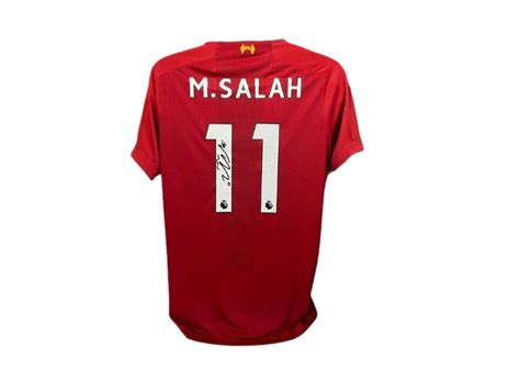 Mo Salahs Liverpool 2019 20 Signed Shirt Charitystars