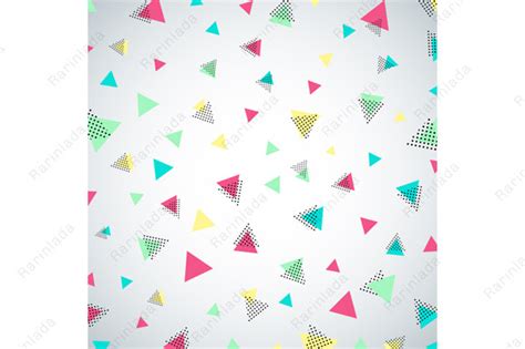 Abstract Colorful Triangle Pattern Graphic By Rarinlada · Creative Fabrica