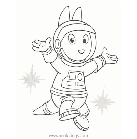 Backyardigans Coloring Pages Austin Is A Kangaroo