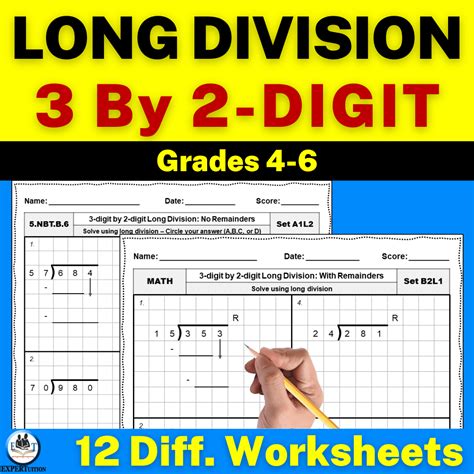 The Long Division Method For Grade 4 Grade 5 And Grade 6 Expertuition