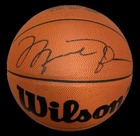 Michael Jordan Signed Le Basketball Jsa Pristine Auction