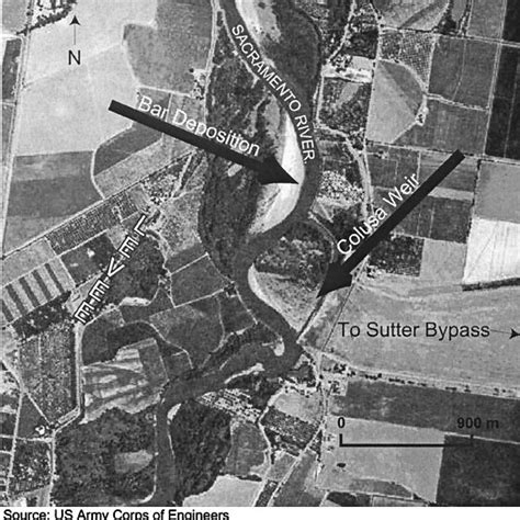 Aerial Photograph Showing Colusa Weir Over Fl Ow To Sutter Bypass And Download Scientific