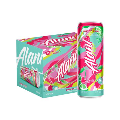 Alani Nu Energy Drink Cherry Twist 12 Fl Oz 12 Pack