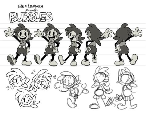 Rubber Hose Model Sheets Cartoon Style Drawing Old Cartoon