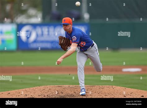 New York Mets Relief Pitcher Brooks Raley 25 Throws During The Fourth Inning Of A Baseball Game