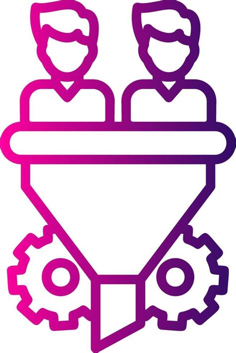 Conversion Rate Line Gradient Icon 52551608 Vector Art At Vecteezy