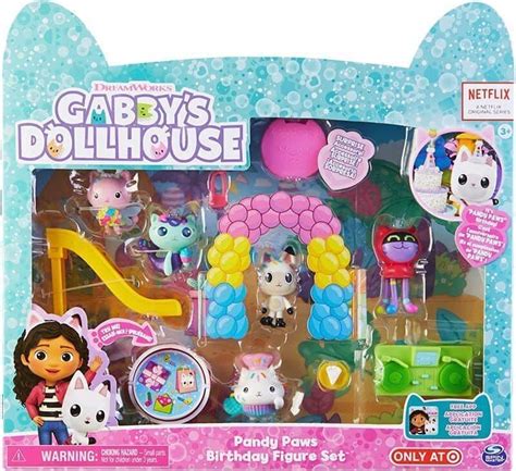 בית הבובות של גבי סט דמויות יום הולדת Gabbys Dollhouse