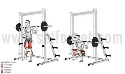 Smith Machine Squats Correct Form And Exercise Tips Set For Set