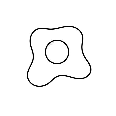 Fried Egg Vector Fried Egg Icon Or Clipart 4657755 Vector Art At Vecteezy