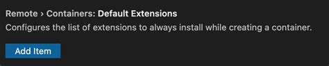 It Is Super Unclear Why Some Extensions Automatically Install Themselves In The Container