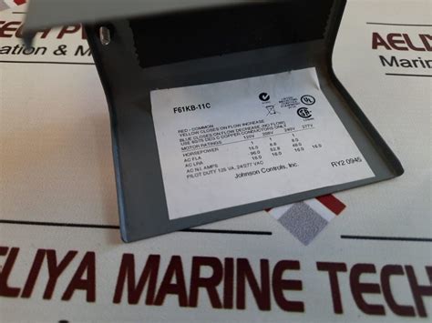 Johnson Controls F61kb 11c Flow Control Switch Aeliya Marine Tech