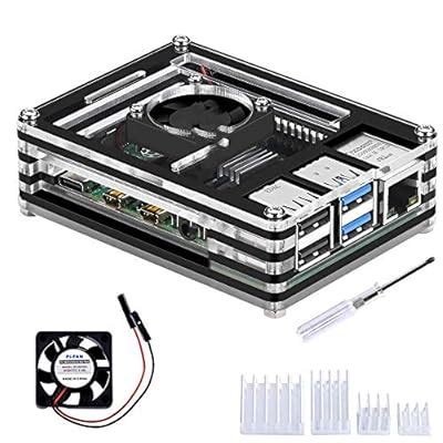 GeeekPi Acrylic Case For Raspberry Pi Model B India Ubuy