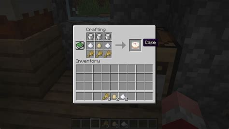 How To Bake Cake Minecraft